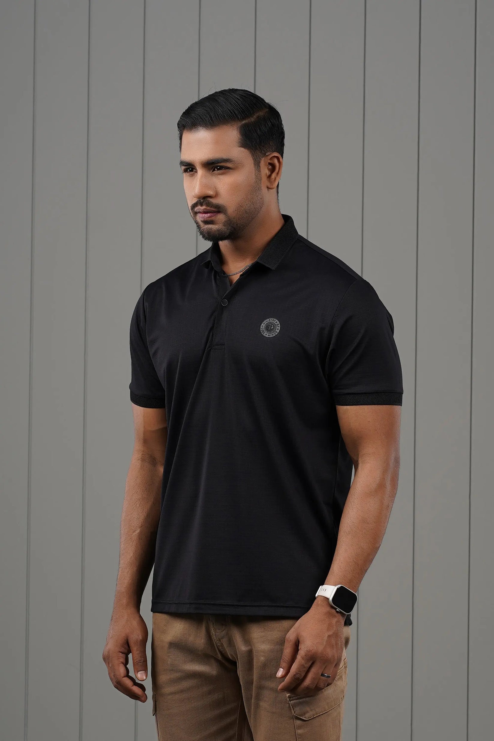 POLYAMIDE STRETCH POLO – PLUS POINT